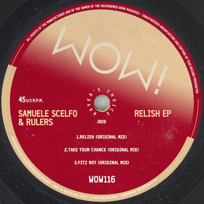 Upfrontbeats | Samuele Scelfo & Rulers - Relish EP
